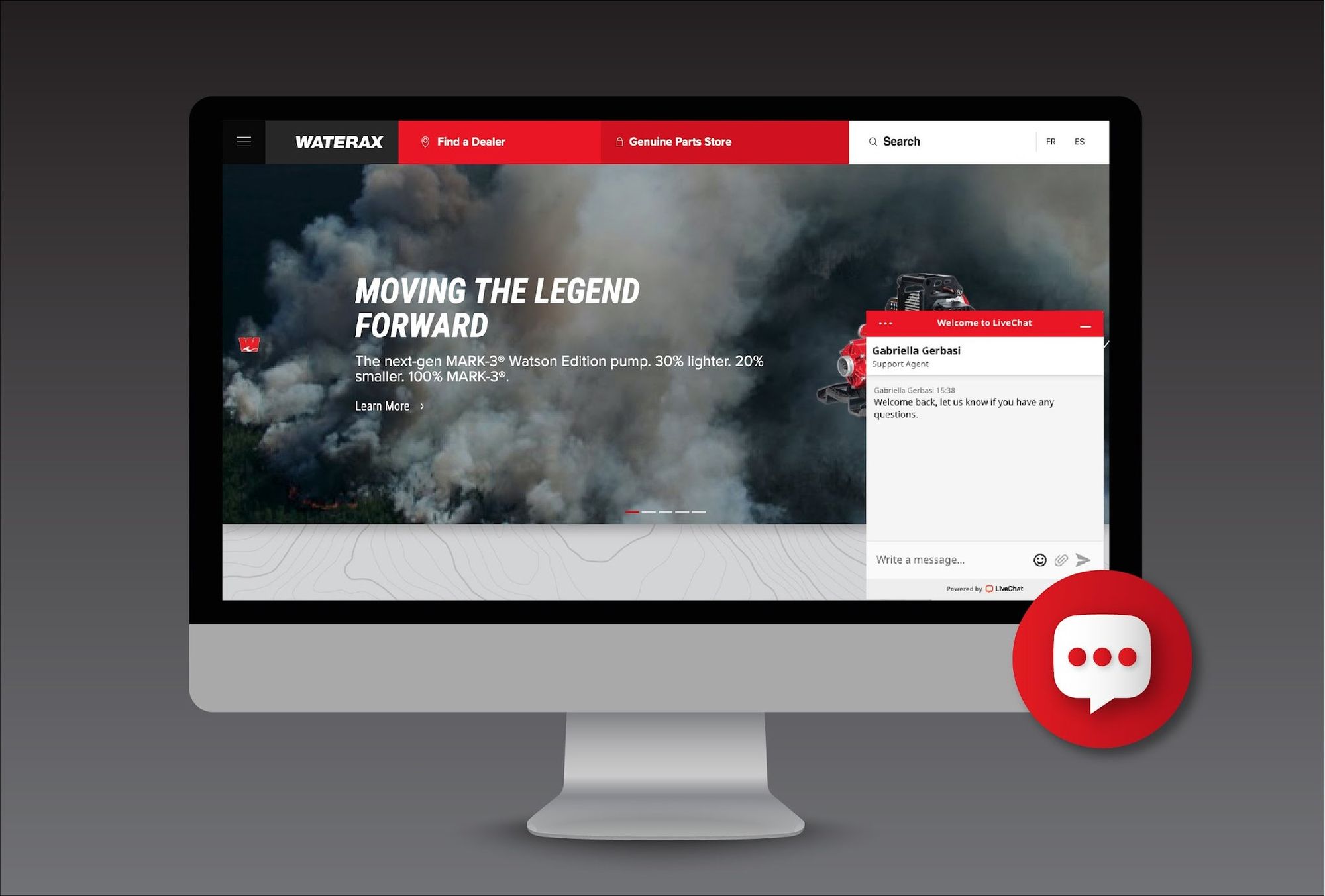 WATERAX's New Website